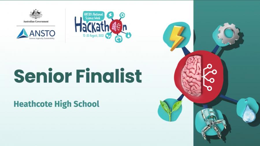 2023 hackathon finalists | ANSTO